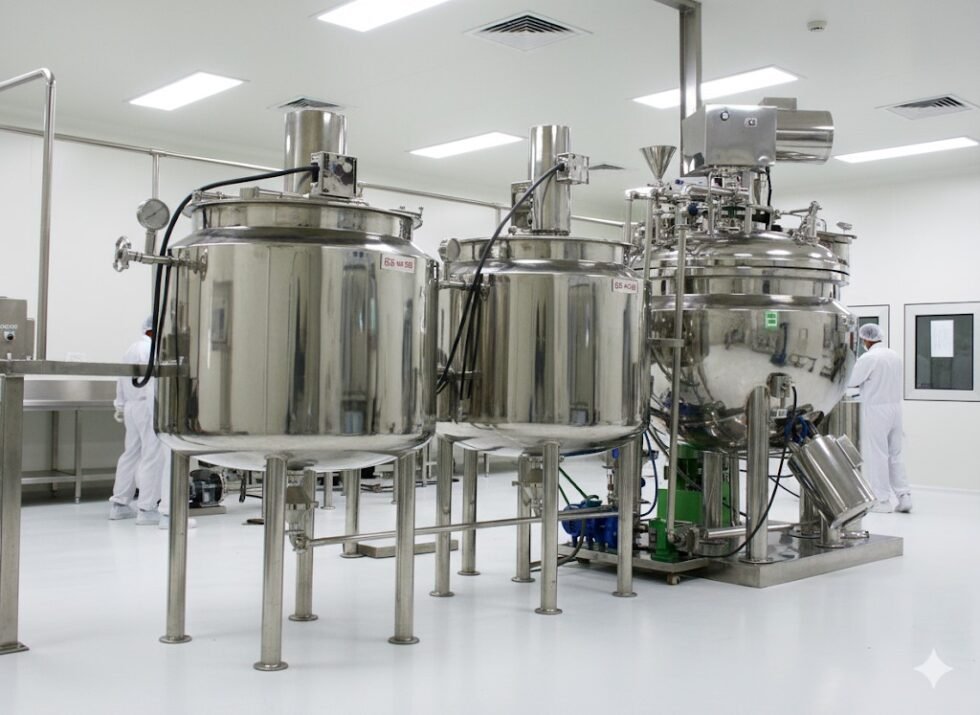 Automatic Ointment Manufacturing Plant-Ravi Kiran Industries